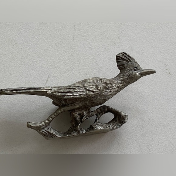 Art | Vintage Pewter Roadrunner Sculpture | Poshmark
